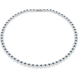 SWAROVSKI Una Angelic Tennis Necklace - Blue/silver