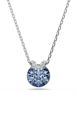SWAROVSKI Bella Crystal Pendant Necklace - Blue/silver