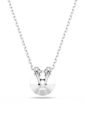 SWAROVSKI Bella Crystal Pendant Necklace - Pink/silver