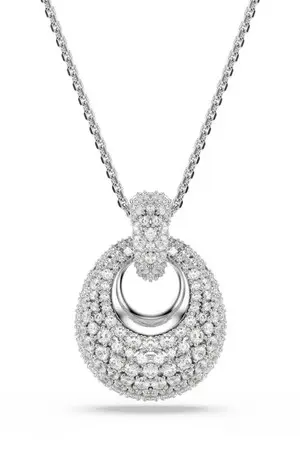 SWAROVSKI Sublima Crystal Pendant Necklace - White/silver