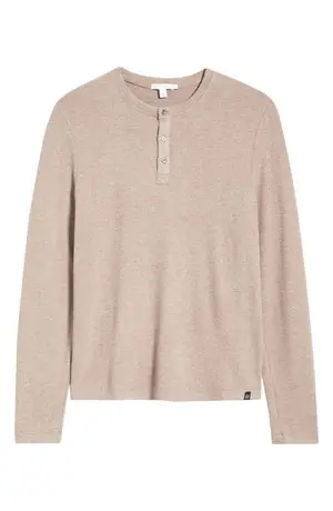 THREADS 4 THOUGHT Elias Heathered Henley - Praline