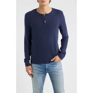 THREADS 4 THOUGHT Elias Heathered Henley - Stargazer