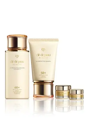 CLE DE PEAU BEAUTE Uv Care Essentials Skin Care Set $333 Value