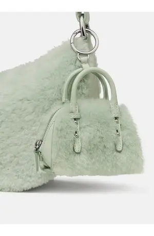 Kate Spade New York Charmed Genuine Shearling Bag Charm
