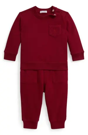 Ralph Lauren Magic Fleece Sweatshirt And Pants Set