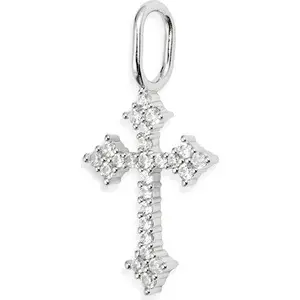 THE SIS KISS Juliet Cross Charm - Silver