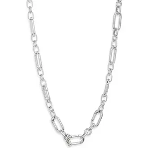 THE SIS KISS Collectors Charm Chain Necklace - Silver