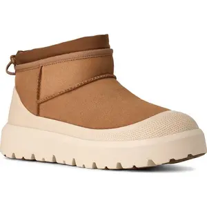 UGG Classic Ultra Mini Weather Hybrid Boot Chestnut /whitecap