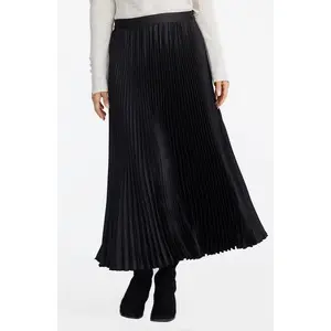 BRAVE+TRUE Identity Pleated Satin Skirt