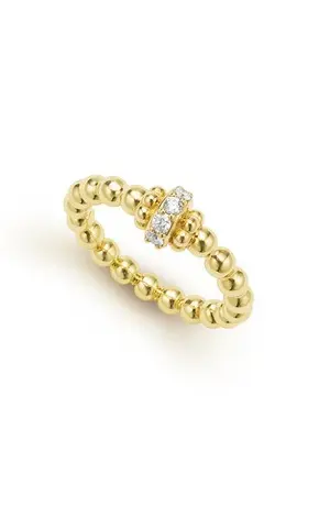 Lagos Caviar Diamond Stacking Ring