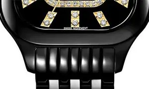 Michele Diamond Dial Bracelet Watch