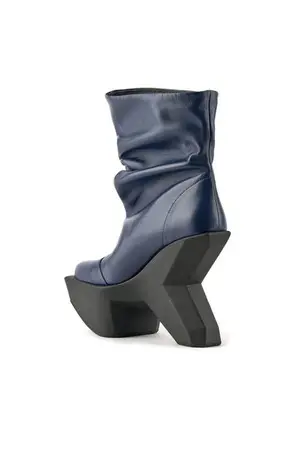 United Nude Boulder Slouch Boots - Midnight Blue
