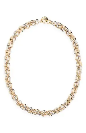 ROXANNE ASSOULIN Double Link Necklace - Gold/silver