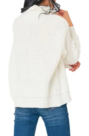 GIBSONLOOK Oversized Turtleneck Sweater