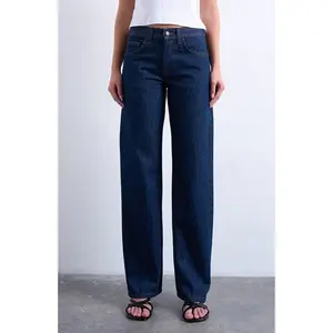Topshop Medium Wash Jeans For Women