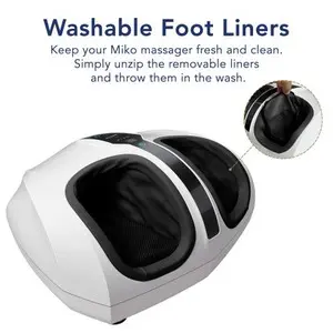 MIKO Shiatsu Foot Massager With Heat - White
