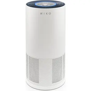 MIKO True Hepa Air Purifier With Smart Air Sensorcovers Up To 1600 Sq. Ft - White