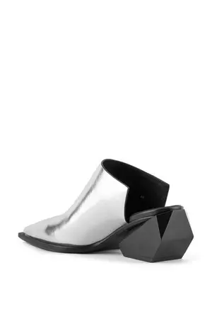 United Nude Ricky Mule Mid - Silver