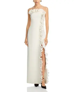 Cinq A Sept Frill Evening Dresses