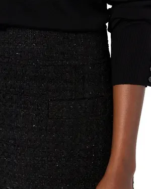 Gerard Darel Tweed Mini Skirt