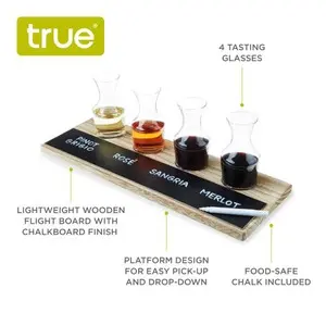 TRUE BRANDS Wine Flight Set