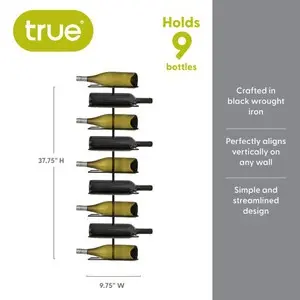 TRUE BRANDS Align Wall-mounted Wine Rack