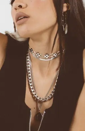 CHILD OF WILD Sicily Herringbone Chain Choker