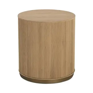 SUNPAN Kalla Side Table, Rustic - Oak