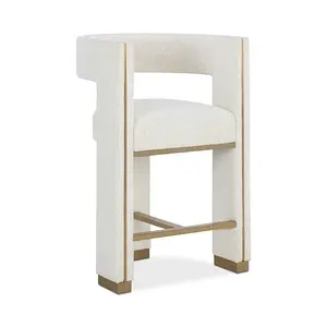 SUNPAN Adamina Counter Stool, Rhea Light - Barley