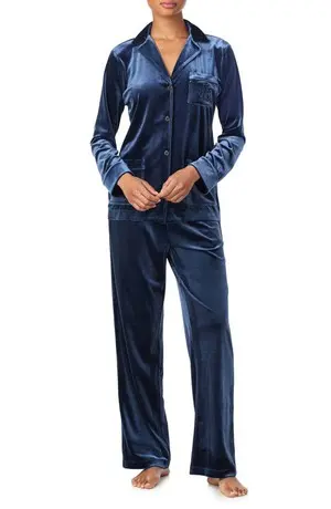 Ralph Lauren Velour Pajamas Blue