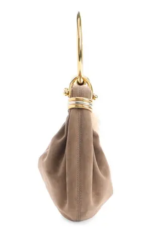 Chloé Mini Bracelet Suede Hobo Bag