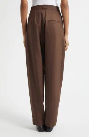 Ashley Williams Peg Tapered Straight-leg Pants