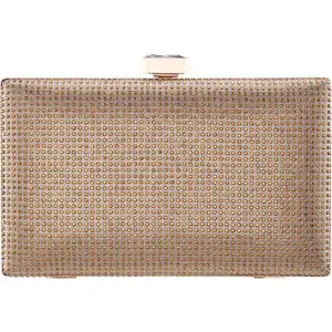 Nina Frame Clutch - Gold