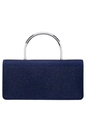 Nina Luca Top Handle Clutch - Navy
