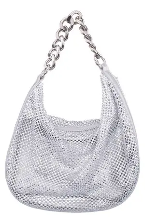 Nina Racquel Shoulder Bag - Silver
