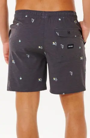 Rip Curl Printed Volley Swim Trunks
