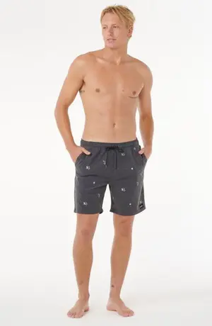 Rip Curl Printed Volley Swim Trunks