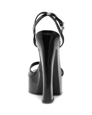 Schutz Arlene Platform Sandals - Black