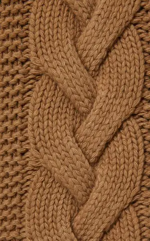 La DoubleJ Portrait Cardigan - Solid Brown
