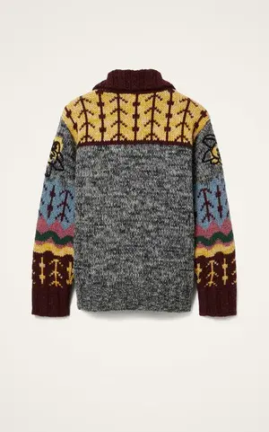 La DoubleJ Embroidered Chunky Cardigan