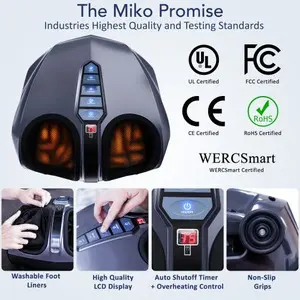 MIKO Shiatsu Foot Massager With Deep Kneading And Heat
