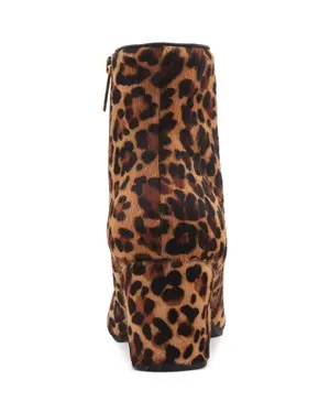 Aquatalia Domani Print Ankle Boots - Leopard