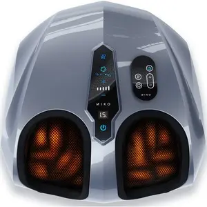 MIKO Shiatsu Foot Massager With Heat - Charcoal