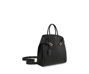 FERRAGAMO Hugsidney Leather Bag - Nero