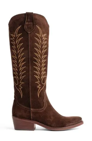 Penelope Chilvers Blanca Embroidered Western Boot