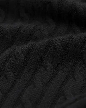 Jenni Kayne Nell V-neck Wool Cashmere Sweater - Black