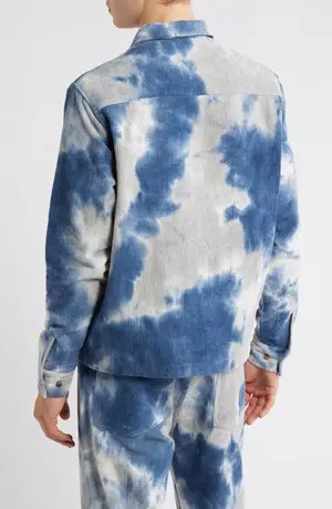 RIZORT Curtis Tie Dye Denim Shirt Jacket