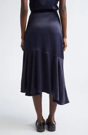 WALES BONNER Solstice Asymmetrical Midi Skirt