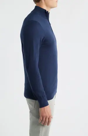 Mizzen+main Heritage Quarter Zip Sweater
