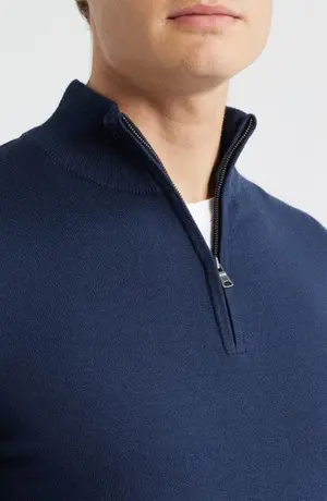 Mizzen+main Heritage Quarter Zip Sweater
